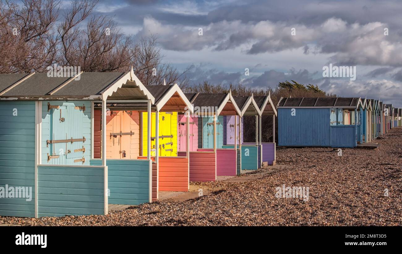 West sussex beach huts hi-res stock photography and images - Alamy