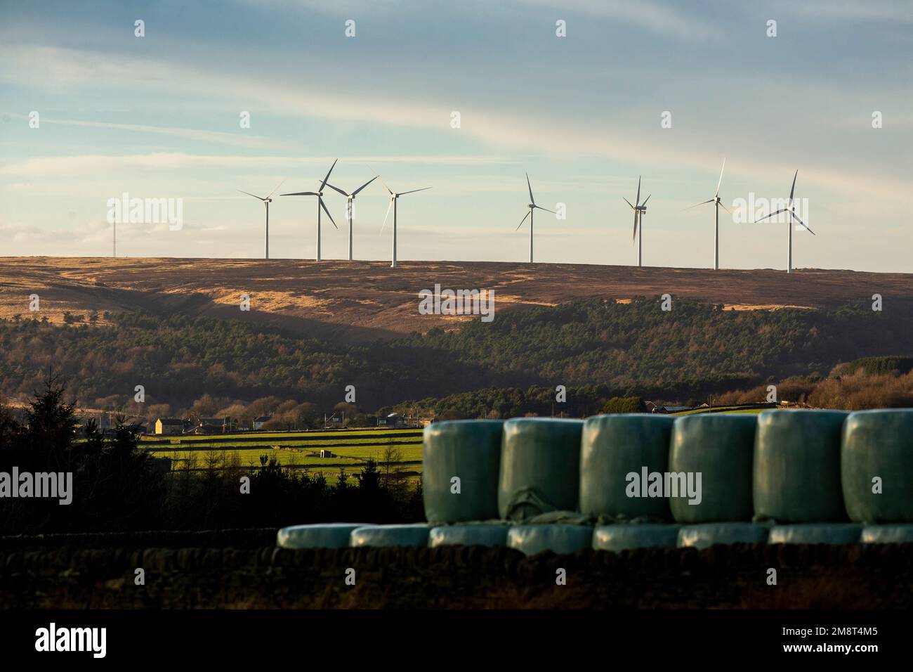 Bronte moors turbine hi-res stock photography and images - Alamy