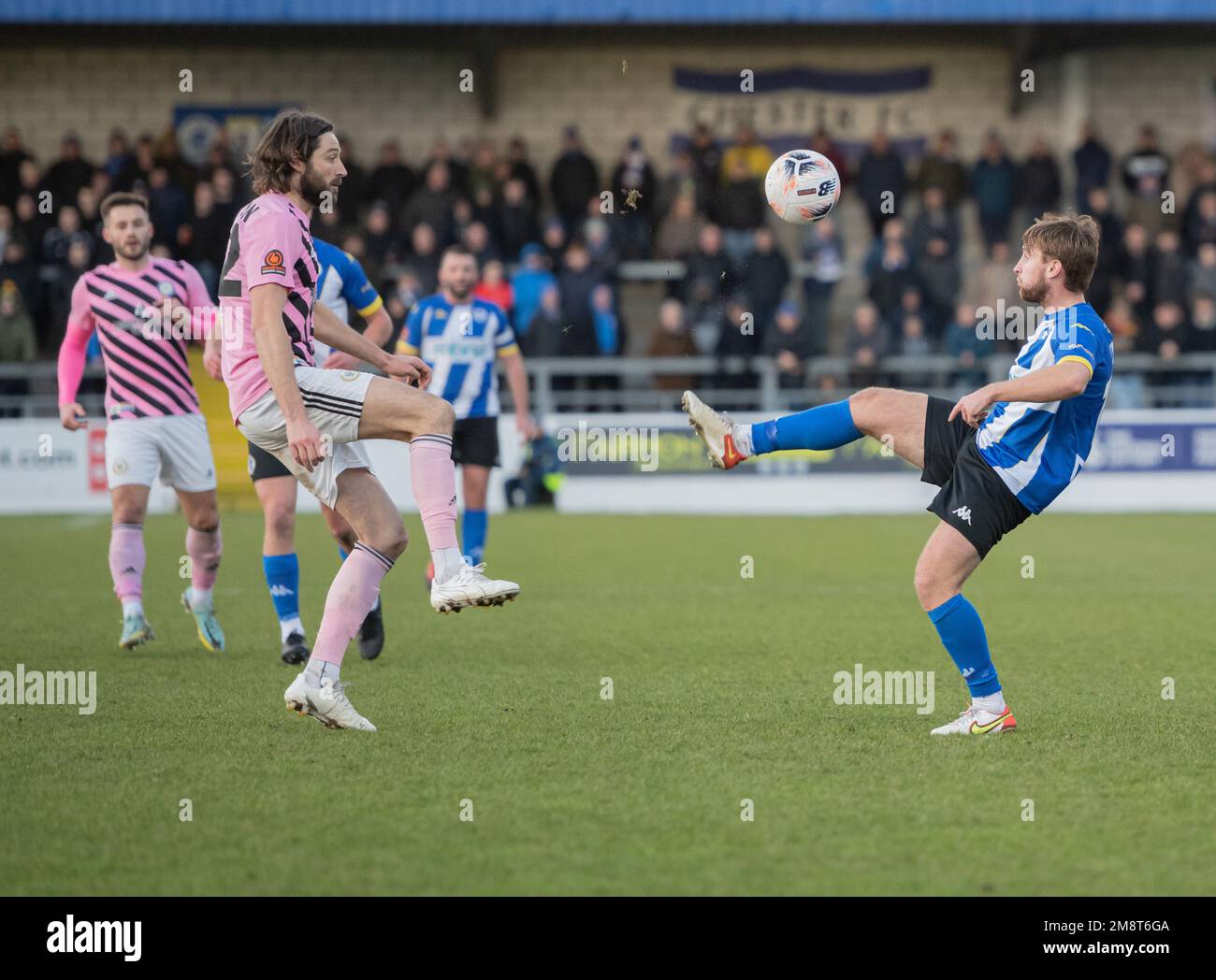 Chester, Cheshire, England. 14th January 2023. Chester’s Joe Lynch and ...
