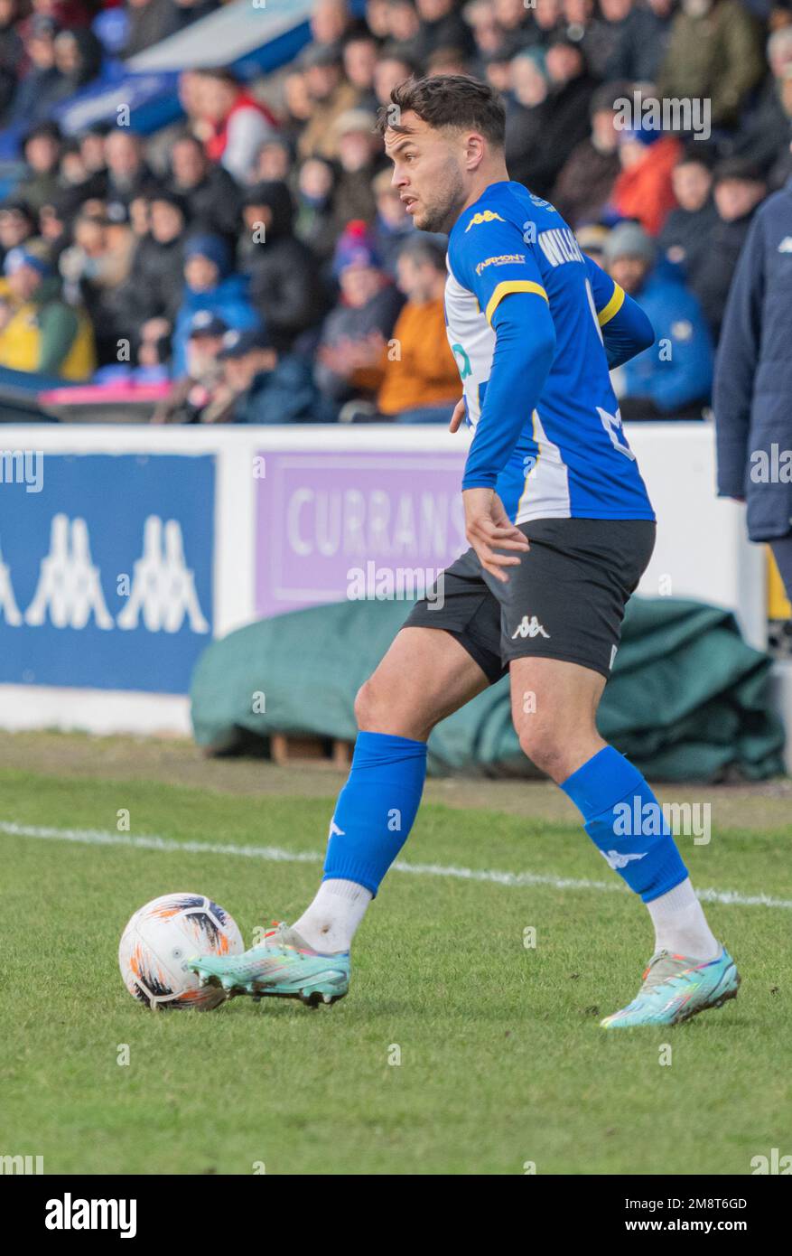 Chester, Cheshire, England. 14th January 2023. Chester’s Kurt ...