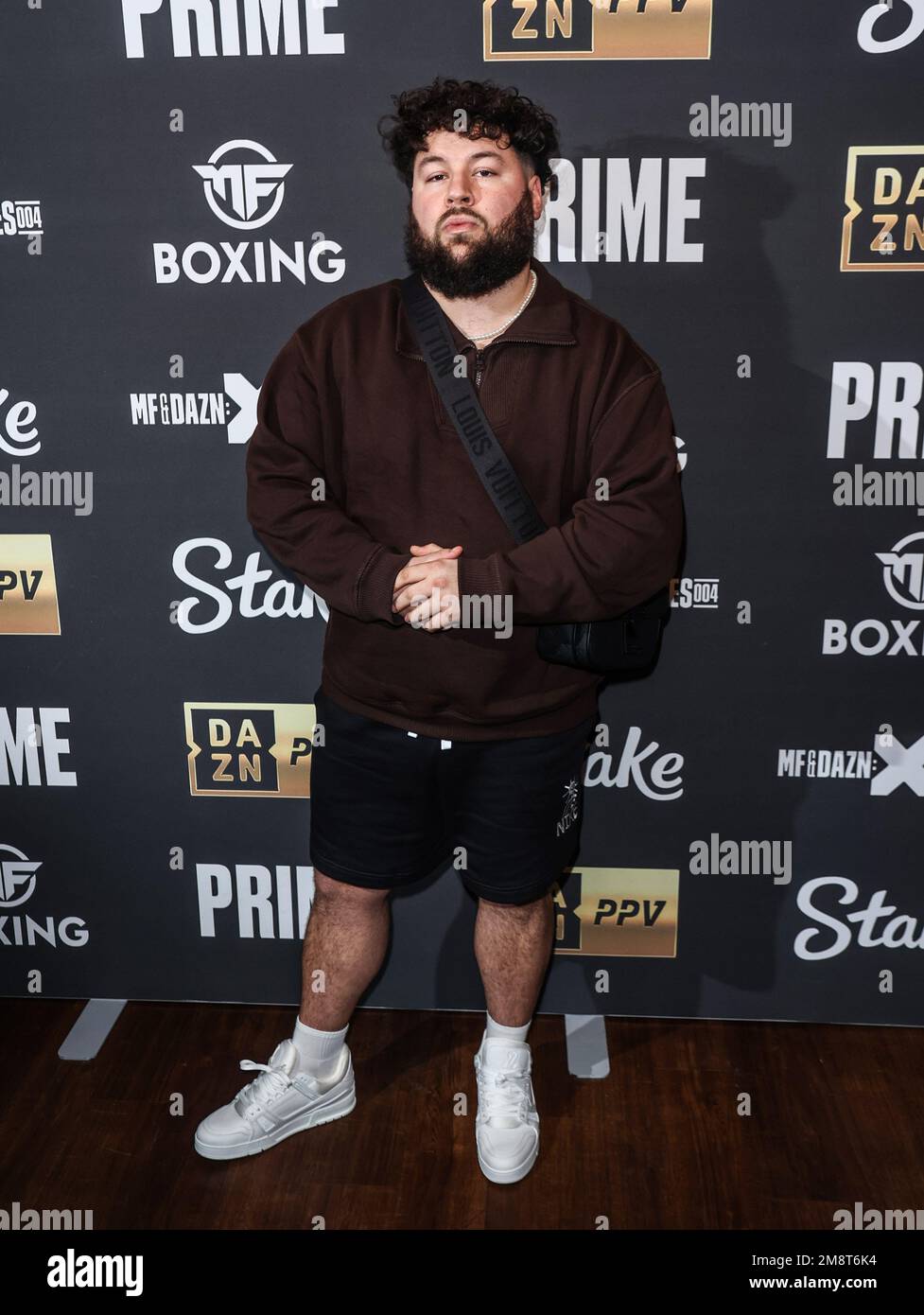 London, UK. 14th Jan, 2023. S-X attends the KSI vs FaZe Temperrr MF ...