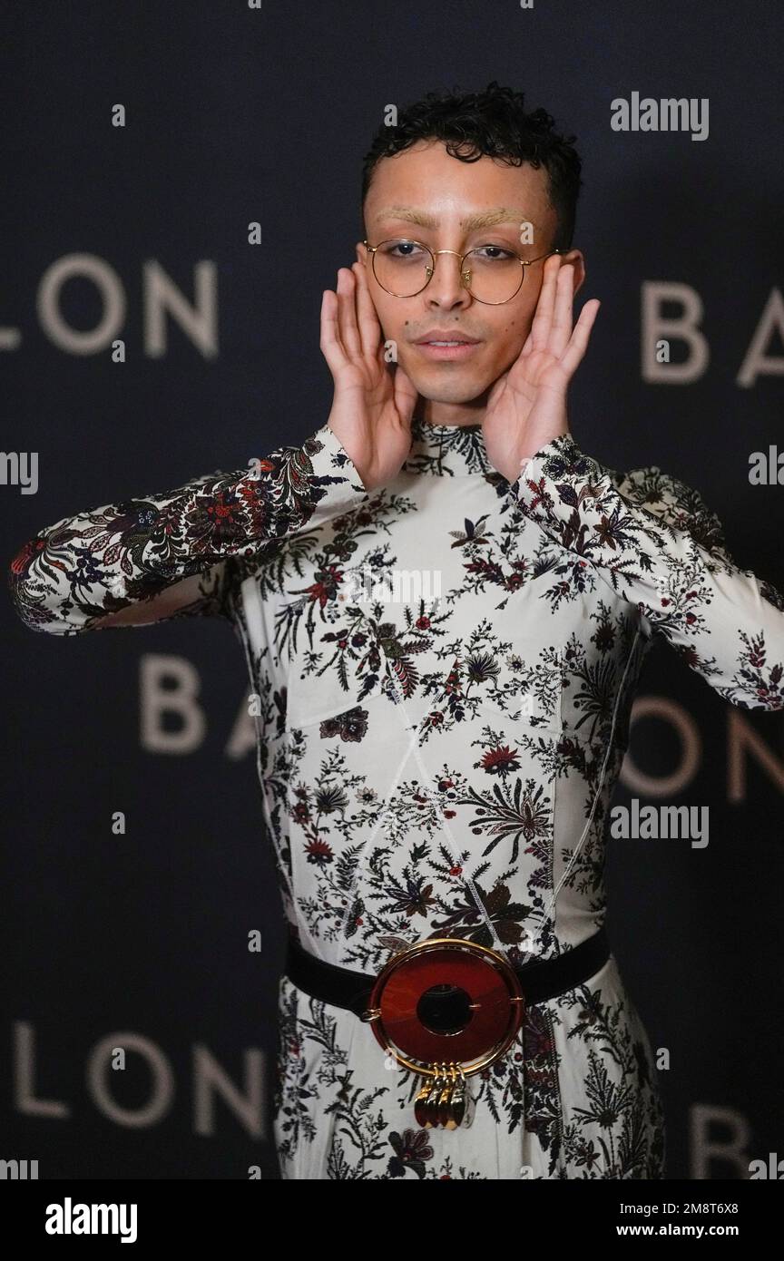 Bilal Hassani singer-songwriter and social media personality poses for ...