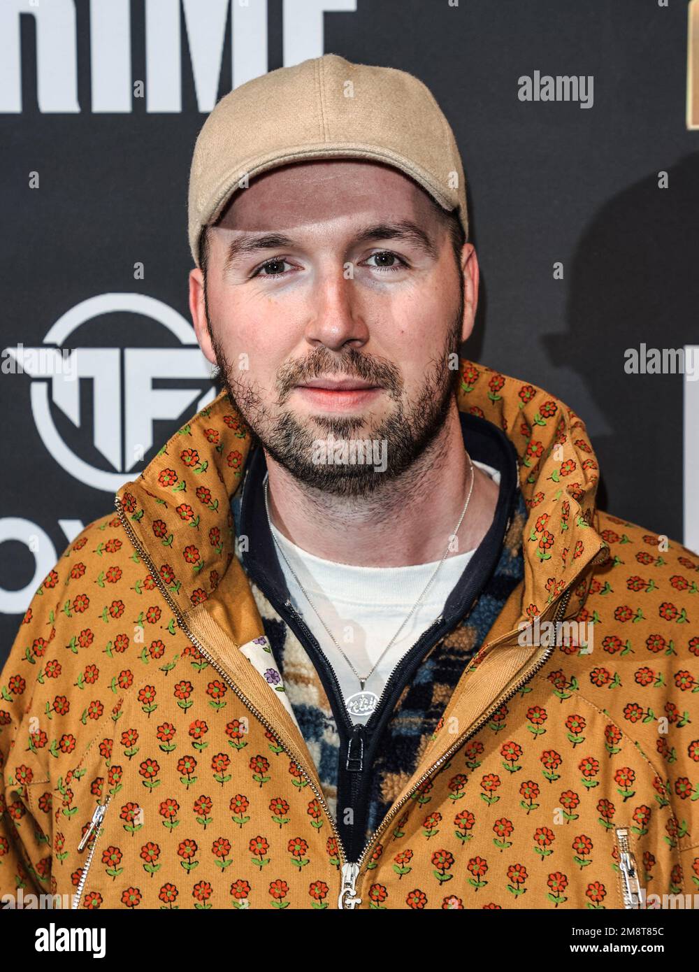 London, UK. 14th Jan, 2023. Callum McGinley attends the KSI vs FaZe ...