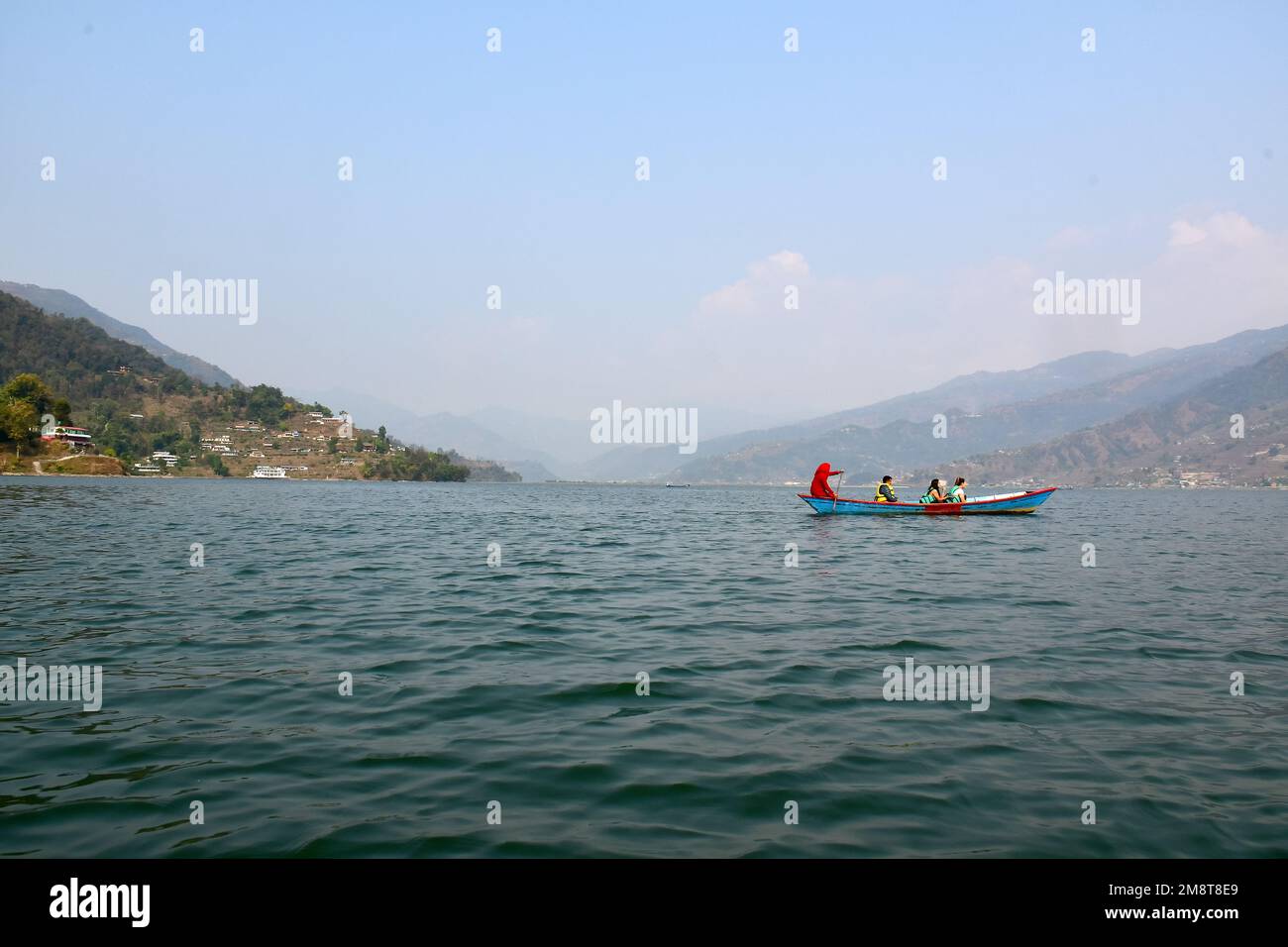 Phewa Lake, Phewa Tal or Fewa Lake, Pokhara, Gandaki Province, Nepal ...