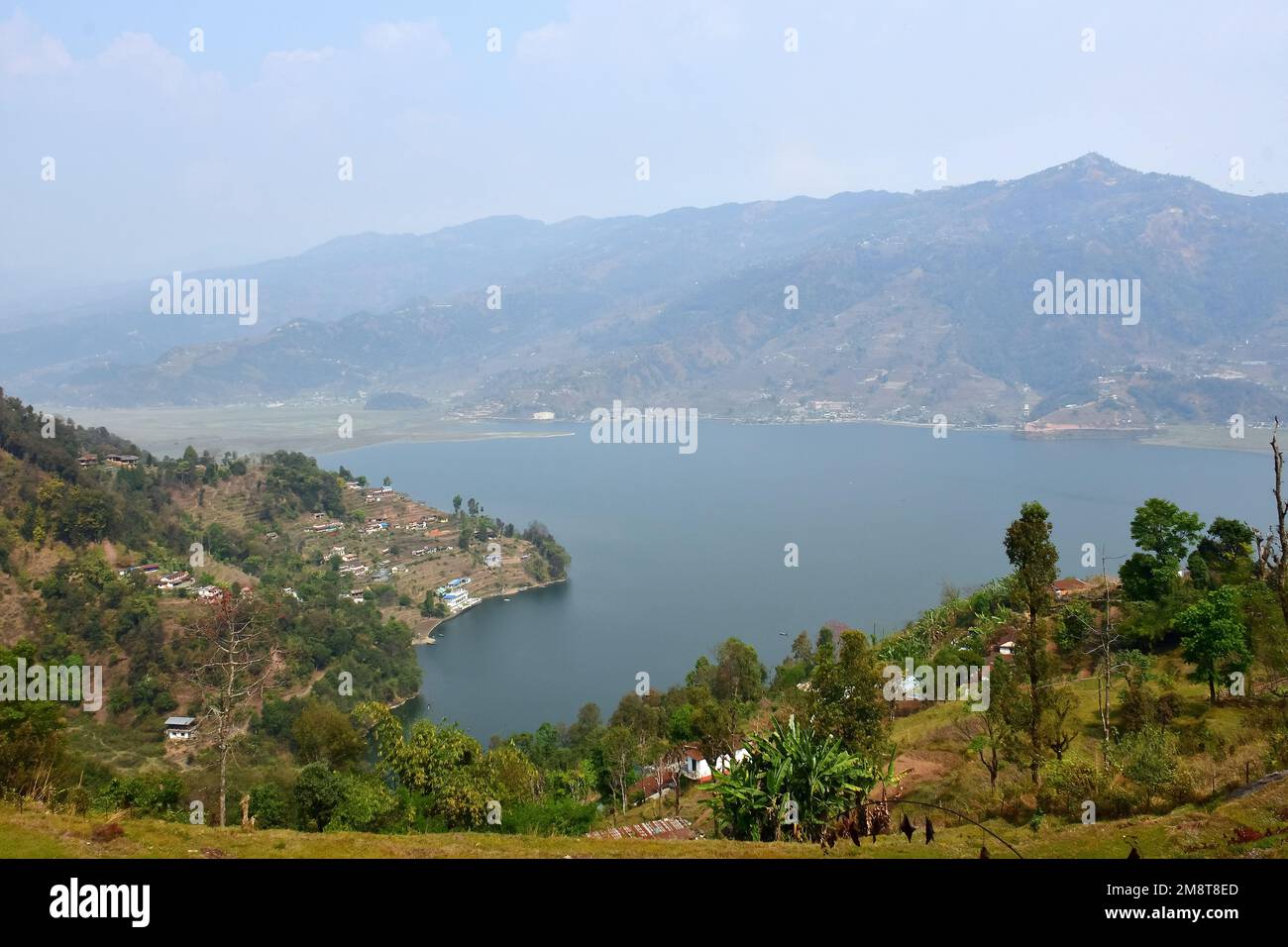 Phewa Lake, Phewa Tal or Fewa Lake, Pokhara, Gandaki Province, Nepal ...