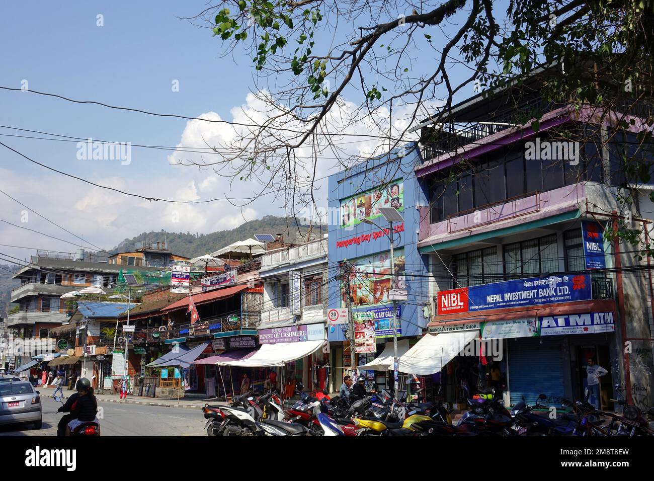downtown, Pokhara, Gandaki Province, Nepal, Asia Stock Photo - Alamy