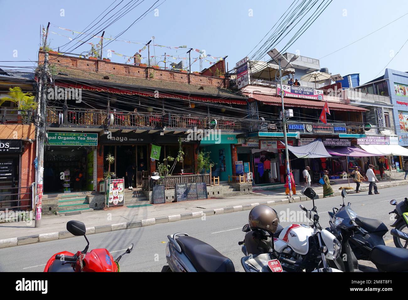 downtown, Pokhara, Gandaki Province, Nepal, Asia Stock Photo - Alamy