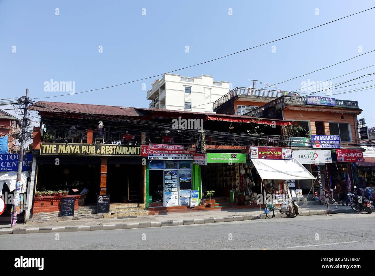 downtown, Pokhara, Gandaki Province, Nepal, Asia Stock Photo - Alamy