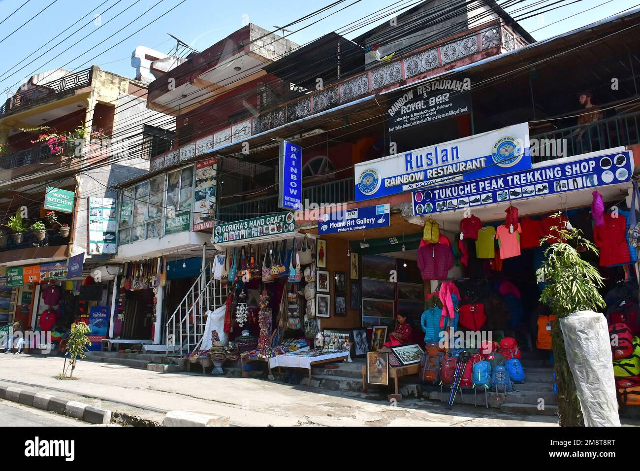 downtown, Pokhara, Gandaki Province, Nepal, Asia Stock Photo - Alamy