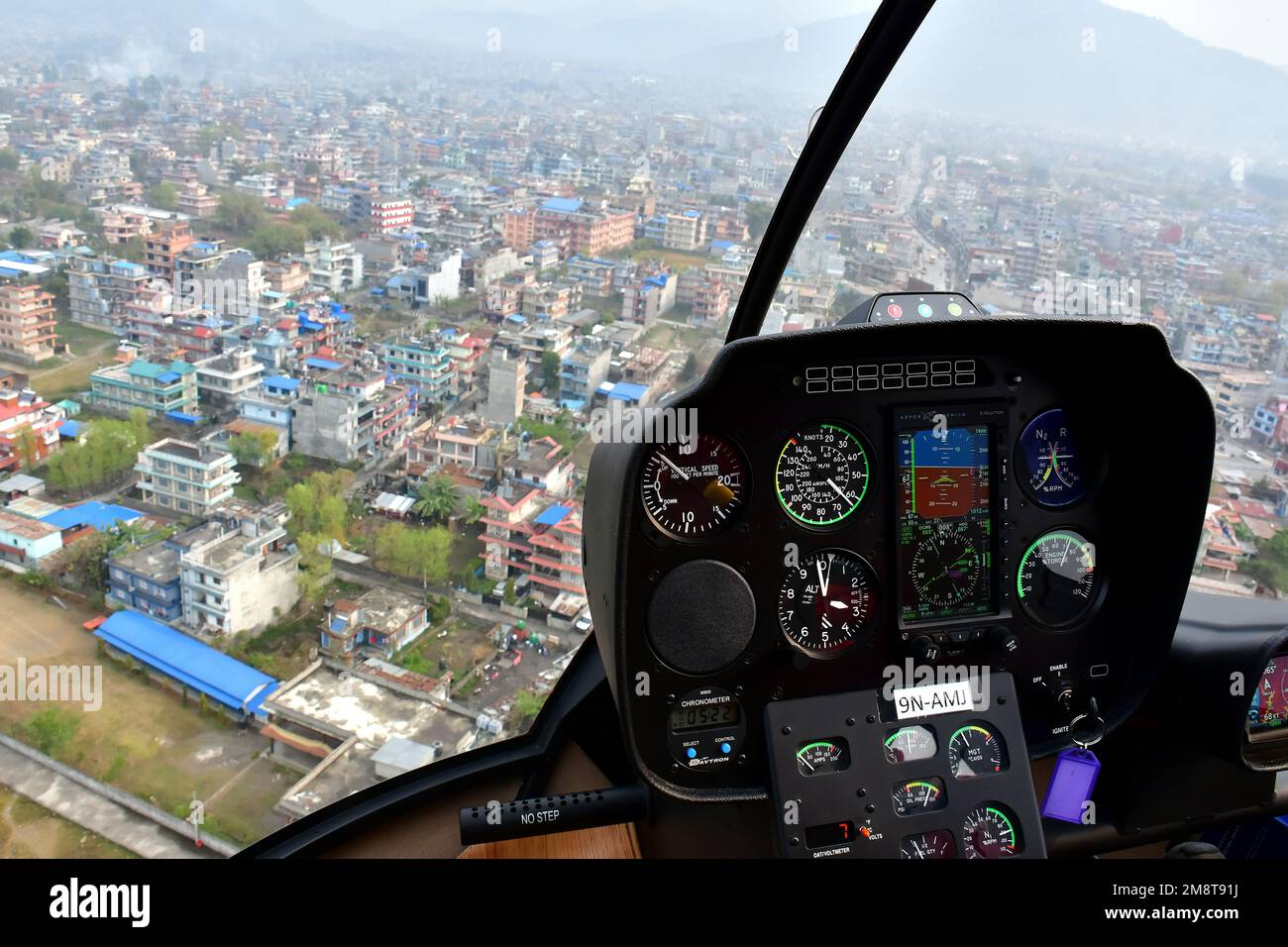 Bird's eye view of Pokhara, Gandaki Province, Nepal, Asia Stock Photo ...