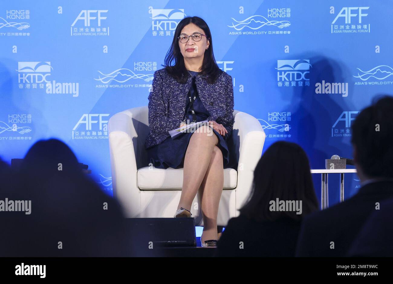 Securities and Futures Commission (SFC) Chief Executive Julia Leung ...