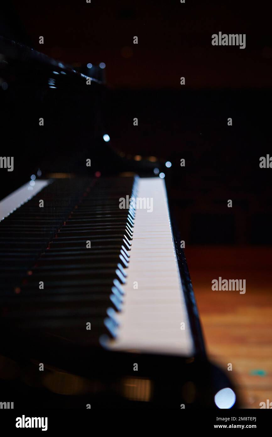 piano keys close up Stock Photo - Alamy