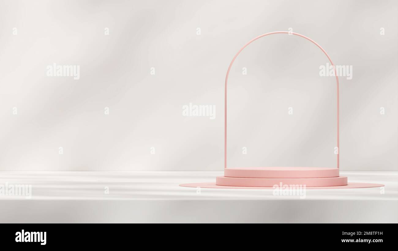 A beautiful minimalistic design of geometric frames and podiums for ...