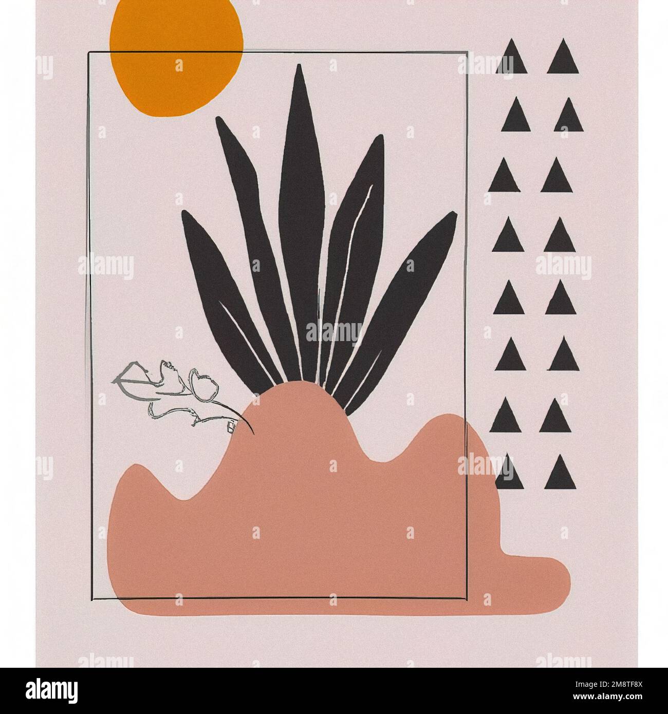 An abstract illustration for a poster Stock Photo - Alamy