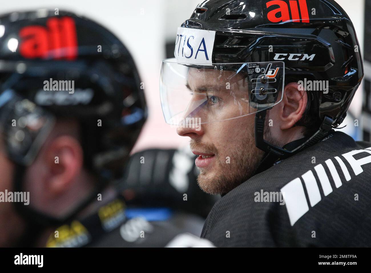 15.01.2023, Porza, Cornèr Arena, NL: HC Lugano - HC Davos, #41 Lukas ...