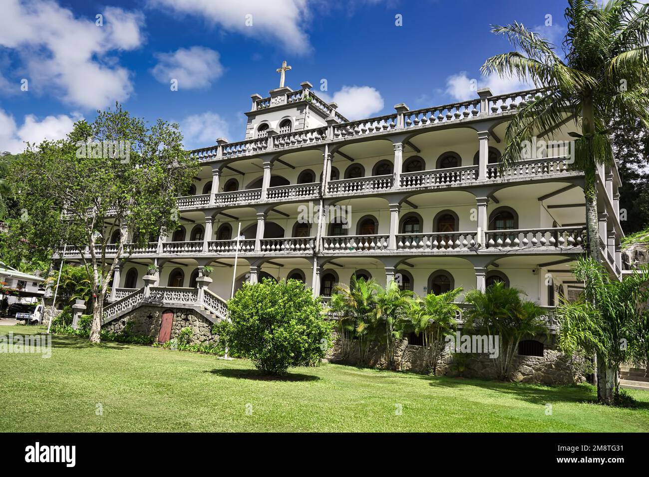 Mahe Seychelles La Domus, build in 1933, and its located in the town ...