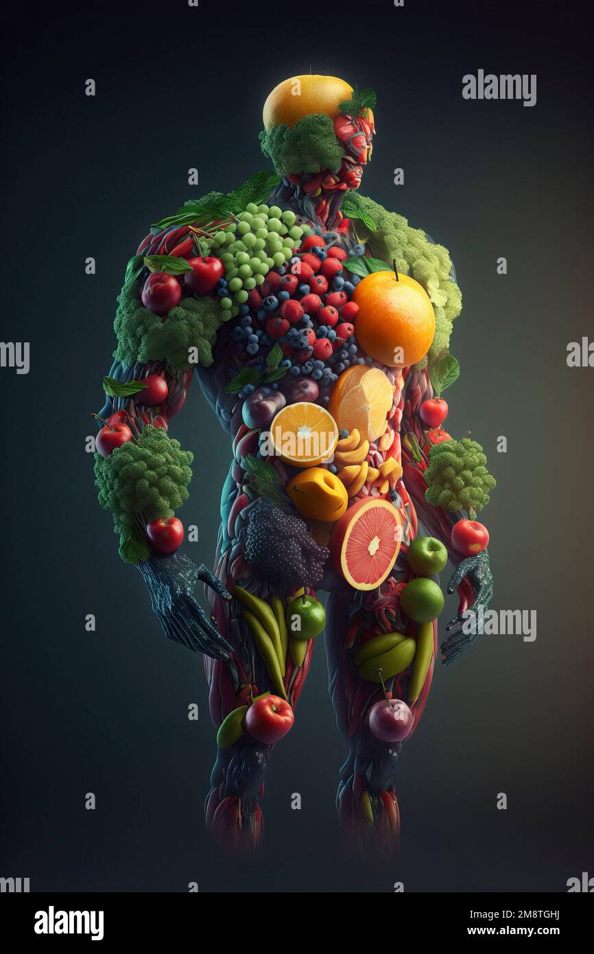 Comprised of fruit and vegetables hi-res stock photography and images ...