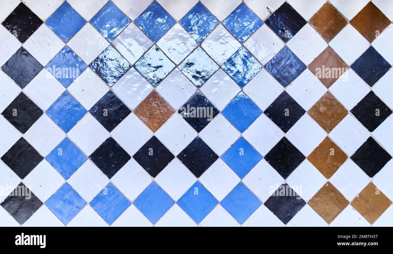 Texture of a mosaic tile surface Stock Photo - Alamy