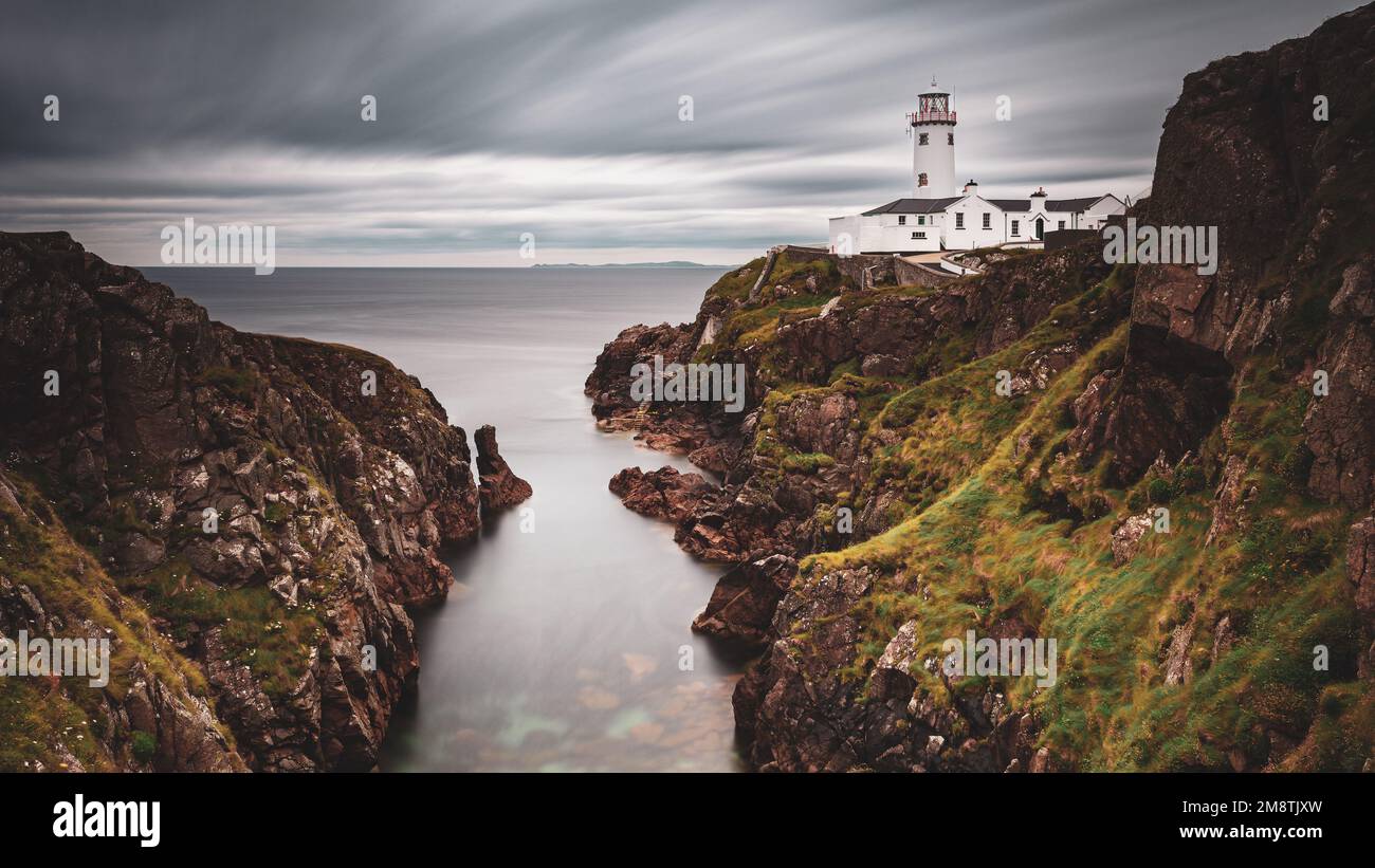 The Fanad Head Lighthouse in Ireland Stock Photo - Alamy