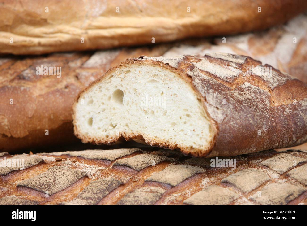 Pain de campagne. France. / Country bread. France Stock Photo - Alamy