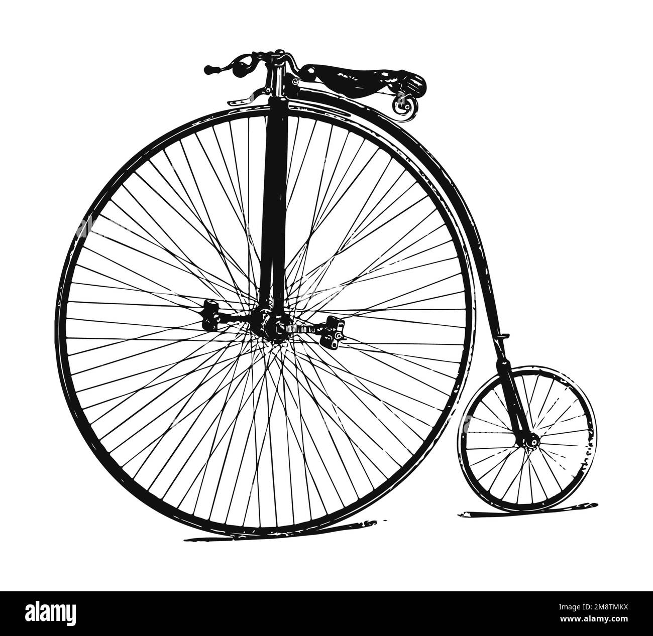 Vintage bicycle illustration, XIX-century engraving Stock Photo - Alamy Vintage bicycle illustration, XIX-century engraving Stock Photo - Alamy