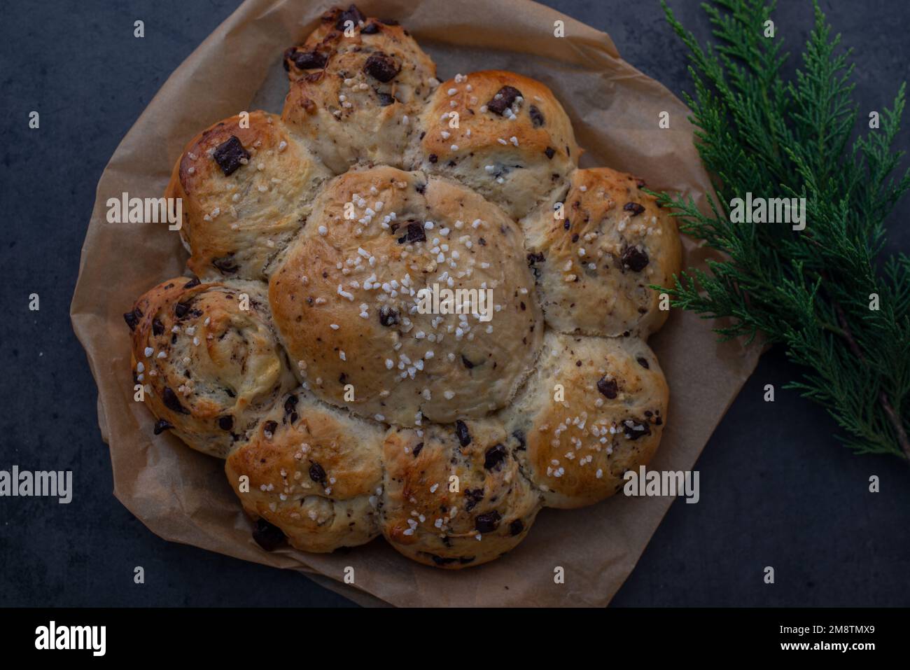 Traditional Epiphany cake Stock Photo - Alamy