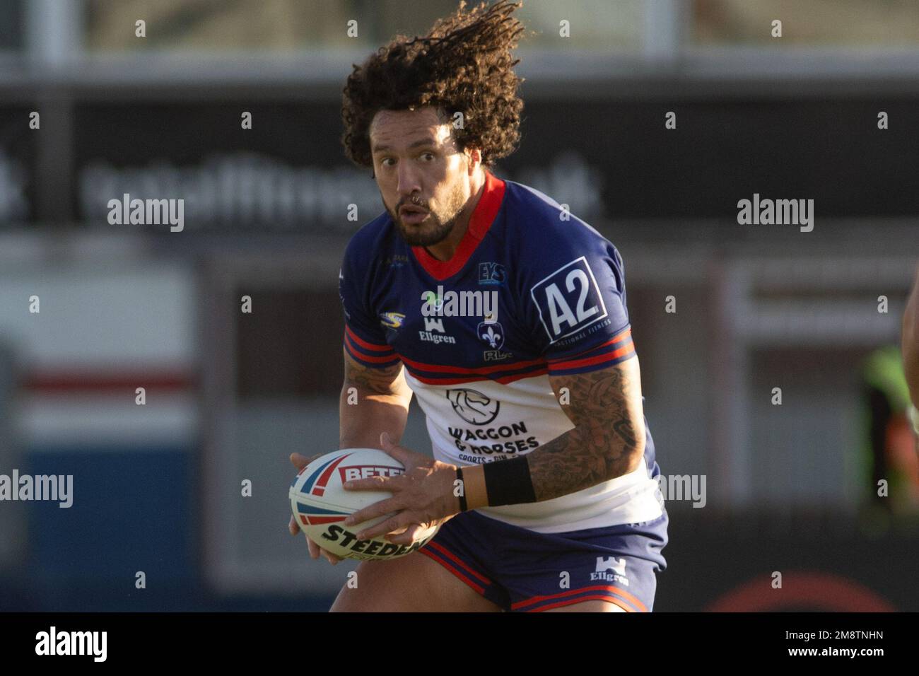 Wakefield, UK. 15th Jan, 2023. The Be Well Support Stadium, Wakefield ...