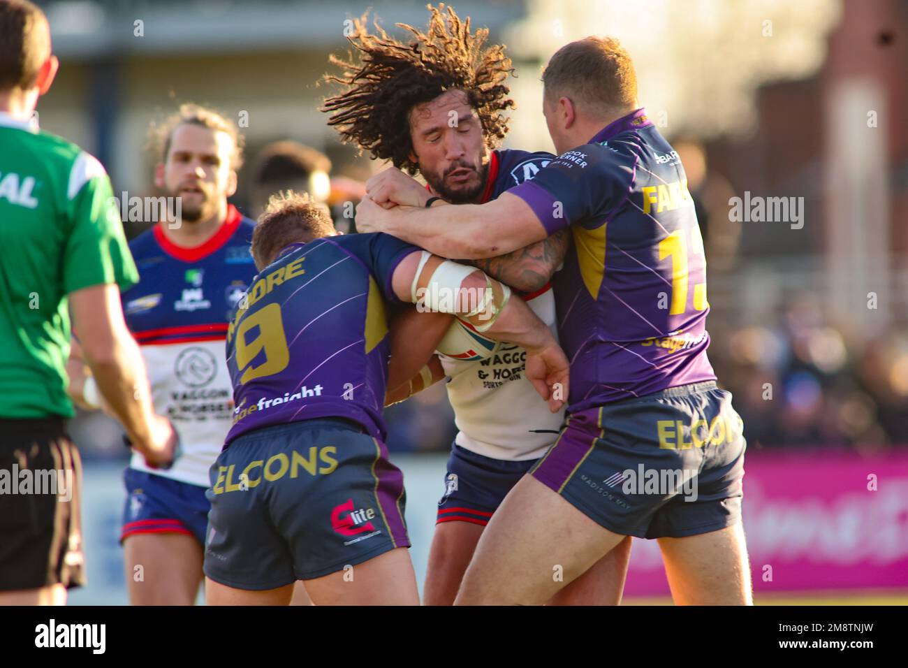 Wakefield, UK. 15th Jan, 2023. The Be Well Support Stadium, Wakefield ...