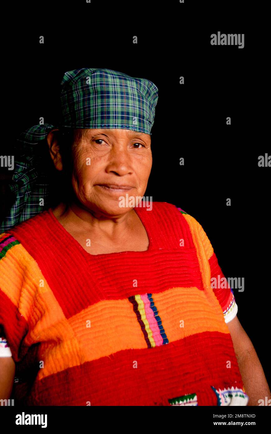 Faces of Mexico: Mature Women in Traditional Dress in Chiapas Stock ...
