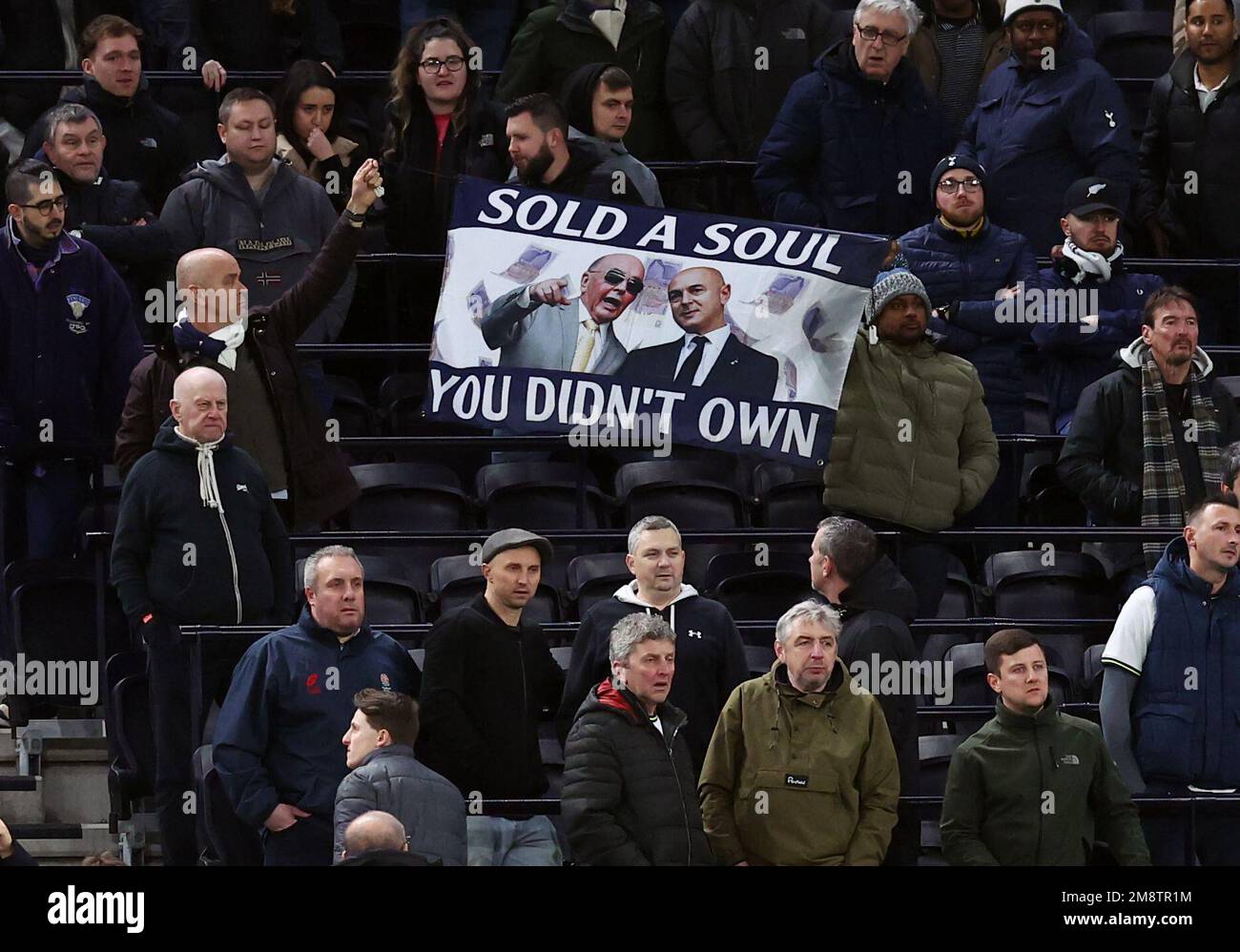 Tottenham hotspur banner hi-res stock photography and images - Alamy