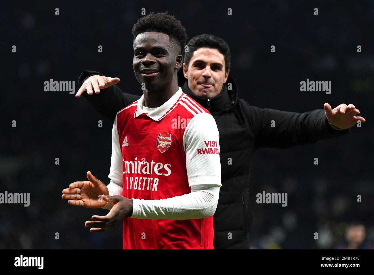 Bukayo saka celebration hi-res stock photography and images - Alamy