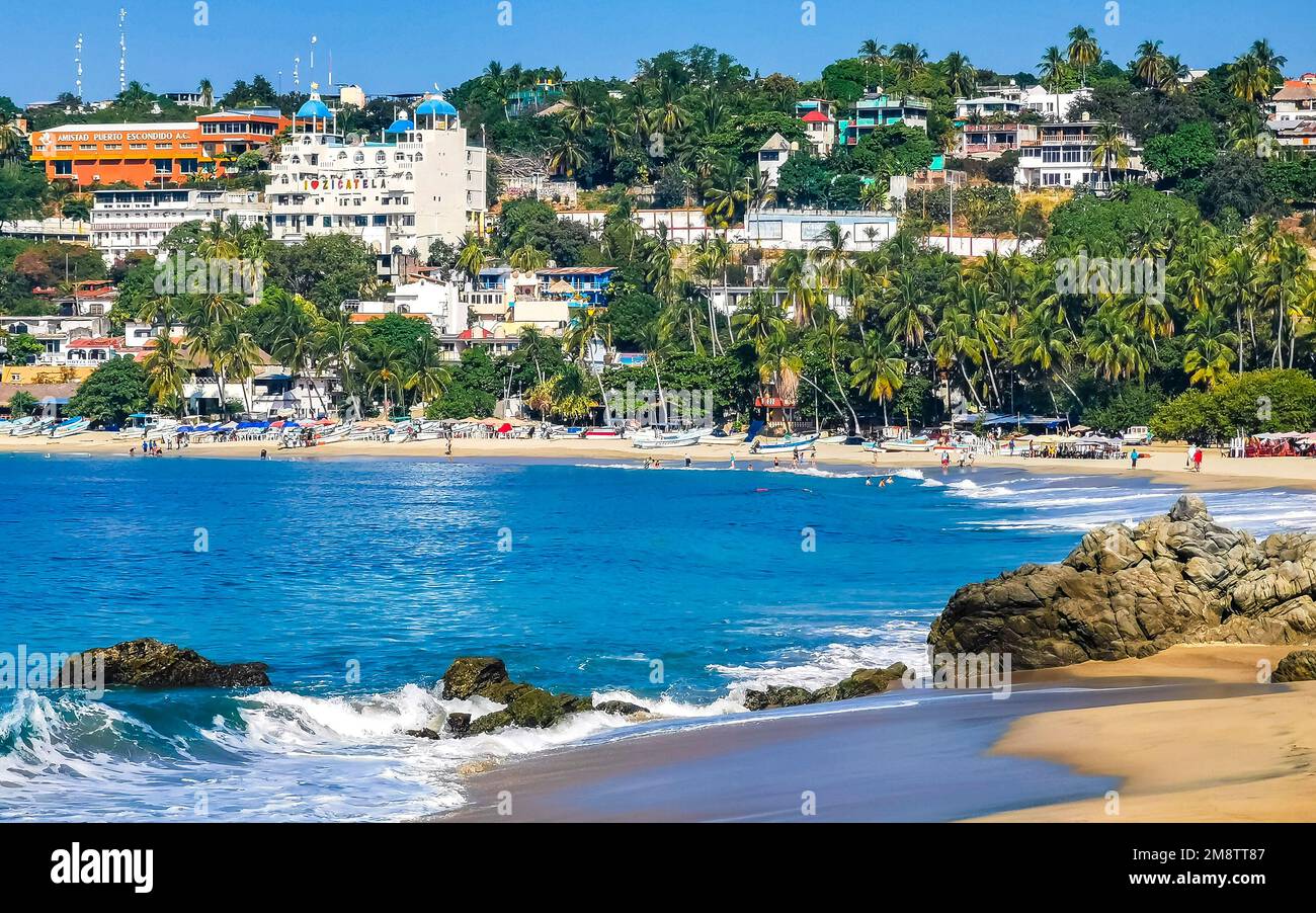 Extremely beautiful huge big surfer waves and rocks on the beach in ...