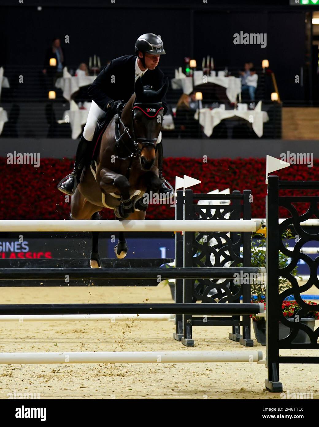 14.01.2023, Basel, St. Jakobshalle, Riding: Longines CHI Classics Basel ...