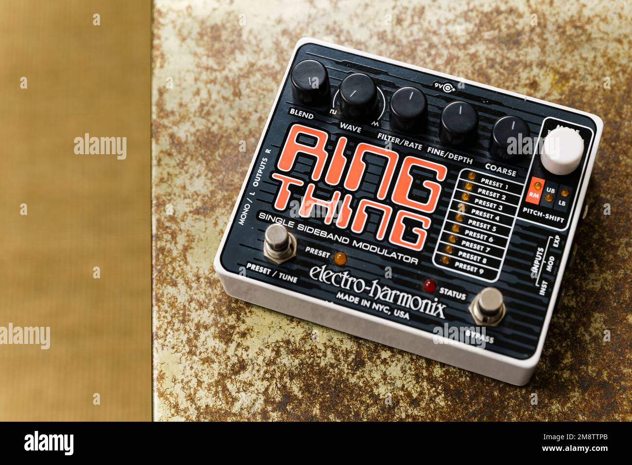 Electro Harmonix Ring Thing in a music recording studio in Bruton ...