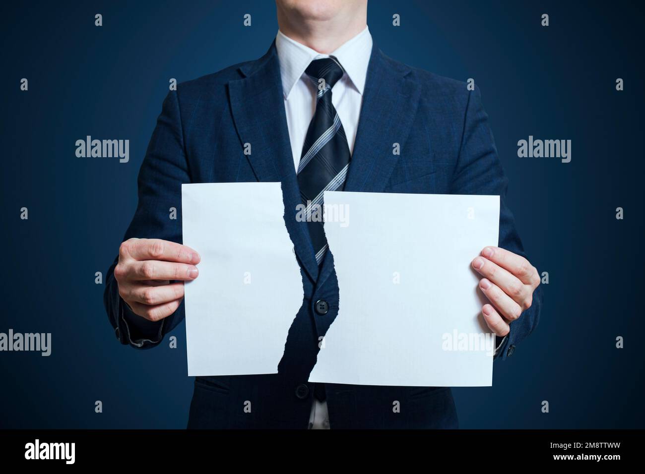 Man holding piece of paper hi-res stock photography and images - Alamy