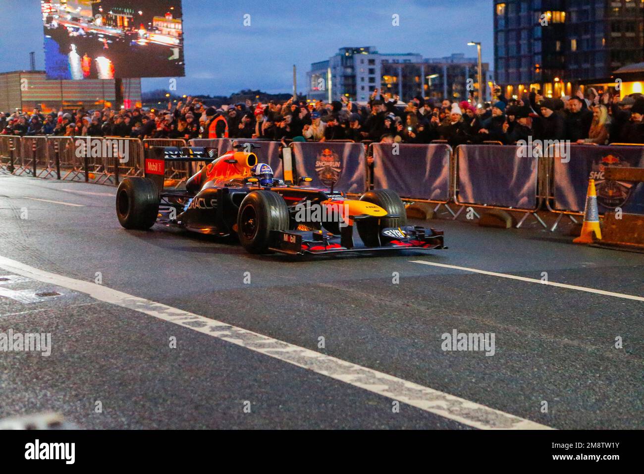 North Wall Quay, Dublin, Ireland. 15th Jan, 2023. Red Bull Showrun ...