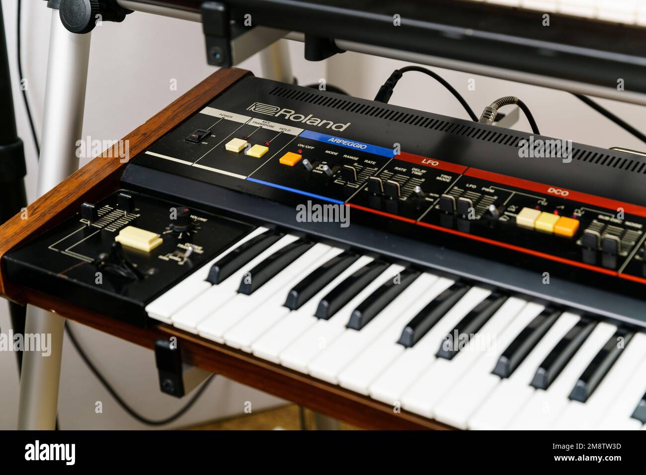 Juno 60 analog synthesizer hi-res stock photography and images - Alamy
