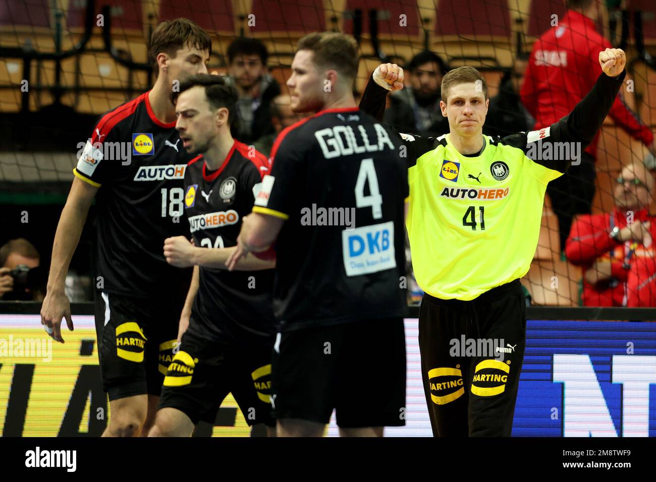 Kattowitz, Poland. 15th Jan, 2023. Handball: World Cup, Germany ...