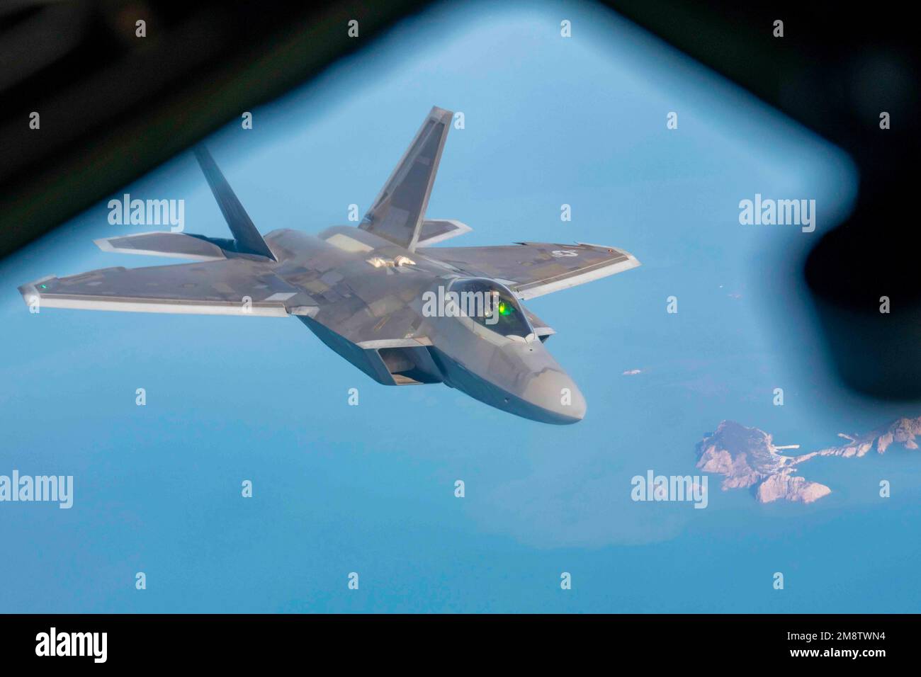 South Korea. 20th Dec, 2022. A U.S. Air Force F-22A Raptor assigned to ...