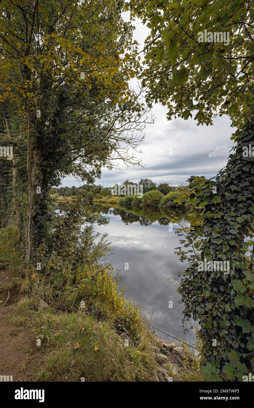 Another view of the Tyne River near Corbridge Stock Photo - Alamy