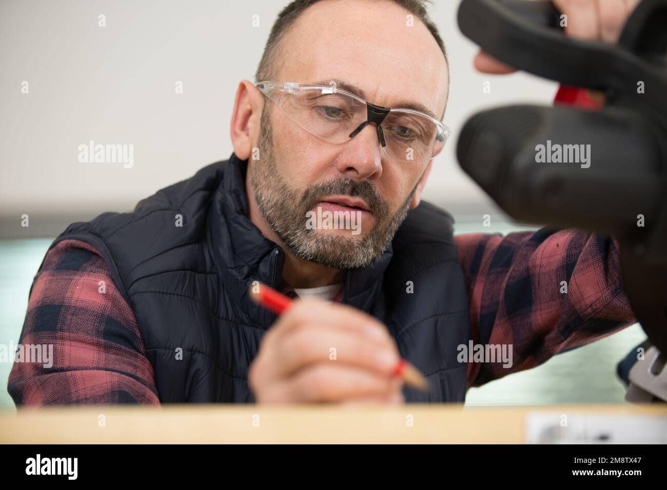 Carpenters marking tool hi-res stock photography and images - Alamy