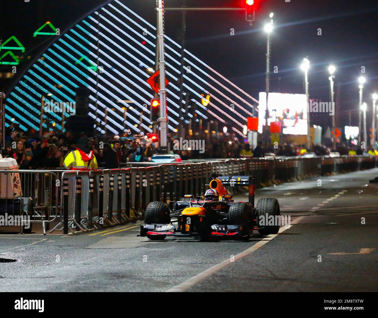 North Wall Quay, Dublin, Ireland. 15th Jan, 2023. Red Bull Showrun ...