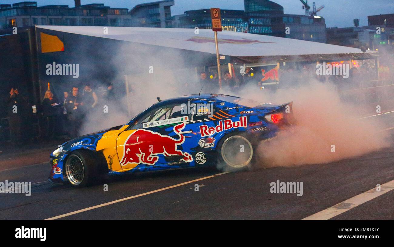 North Wall Quay, Dublin, Ireland. 15th Jan, 2023. Red Bull Showrun ...