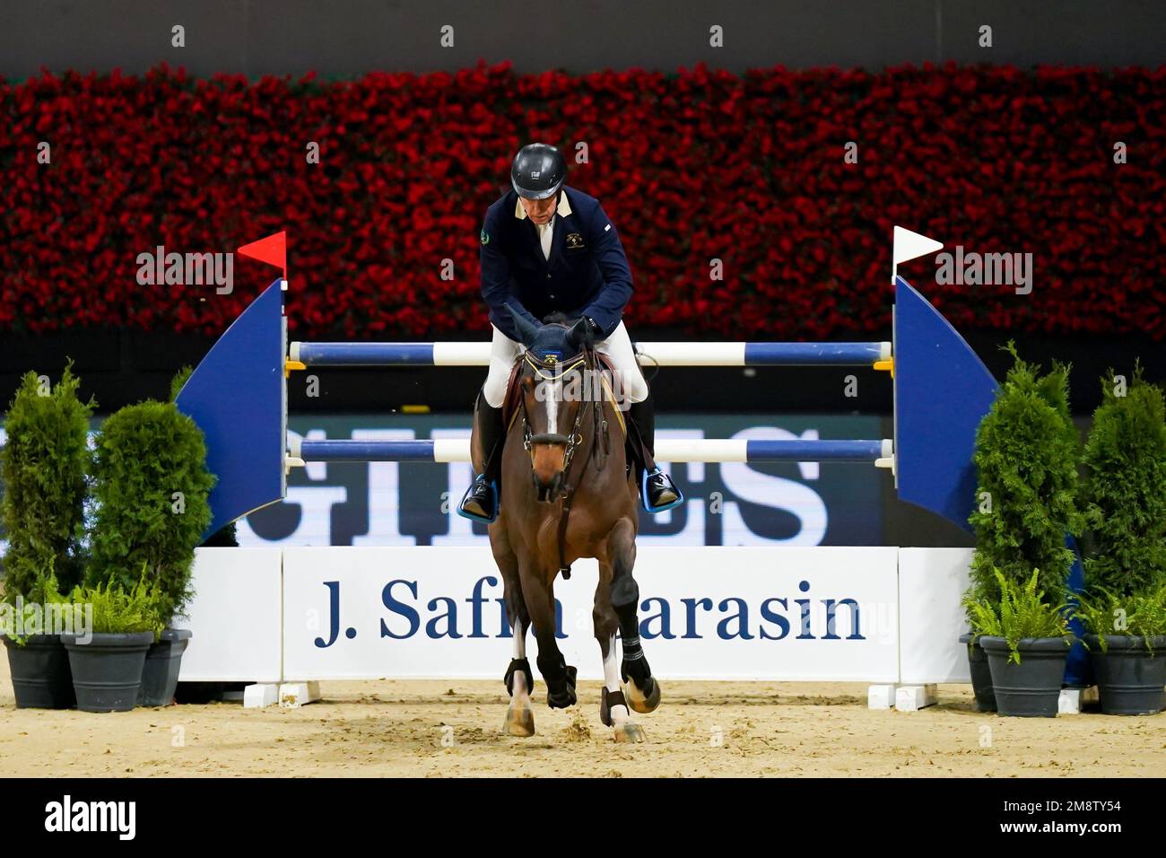 14.01.2023, Basel, St. Jakobshalle, Riding: Longines CHI Classics Basel ...