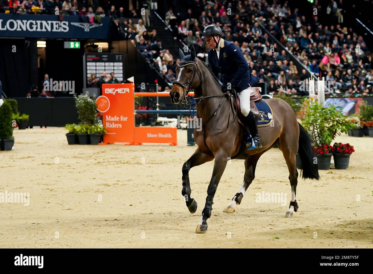 14.01.2023, Basel, St. Jakobshalle, Riding: Longines CHI Classics Basel ...