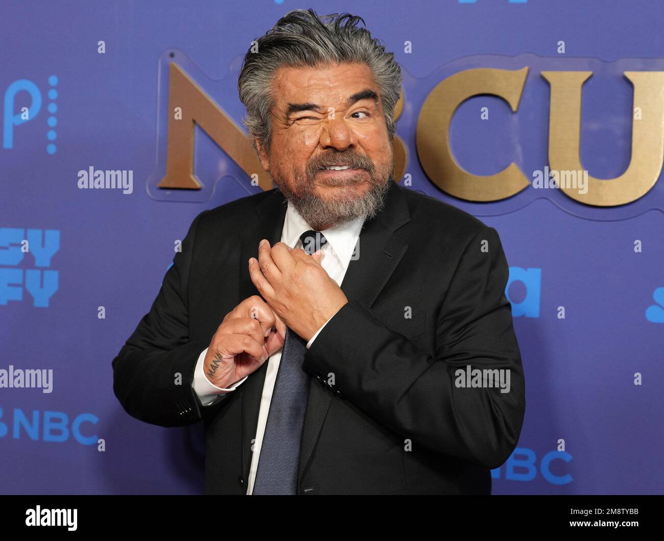 Los Angeles, USA. 15th Jan, 2023. George Lopez at the 2023 NBCUNIVERSAL ...