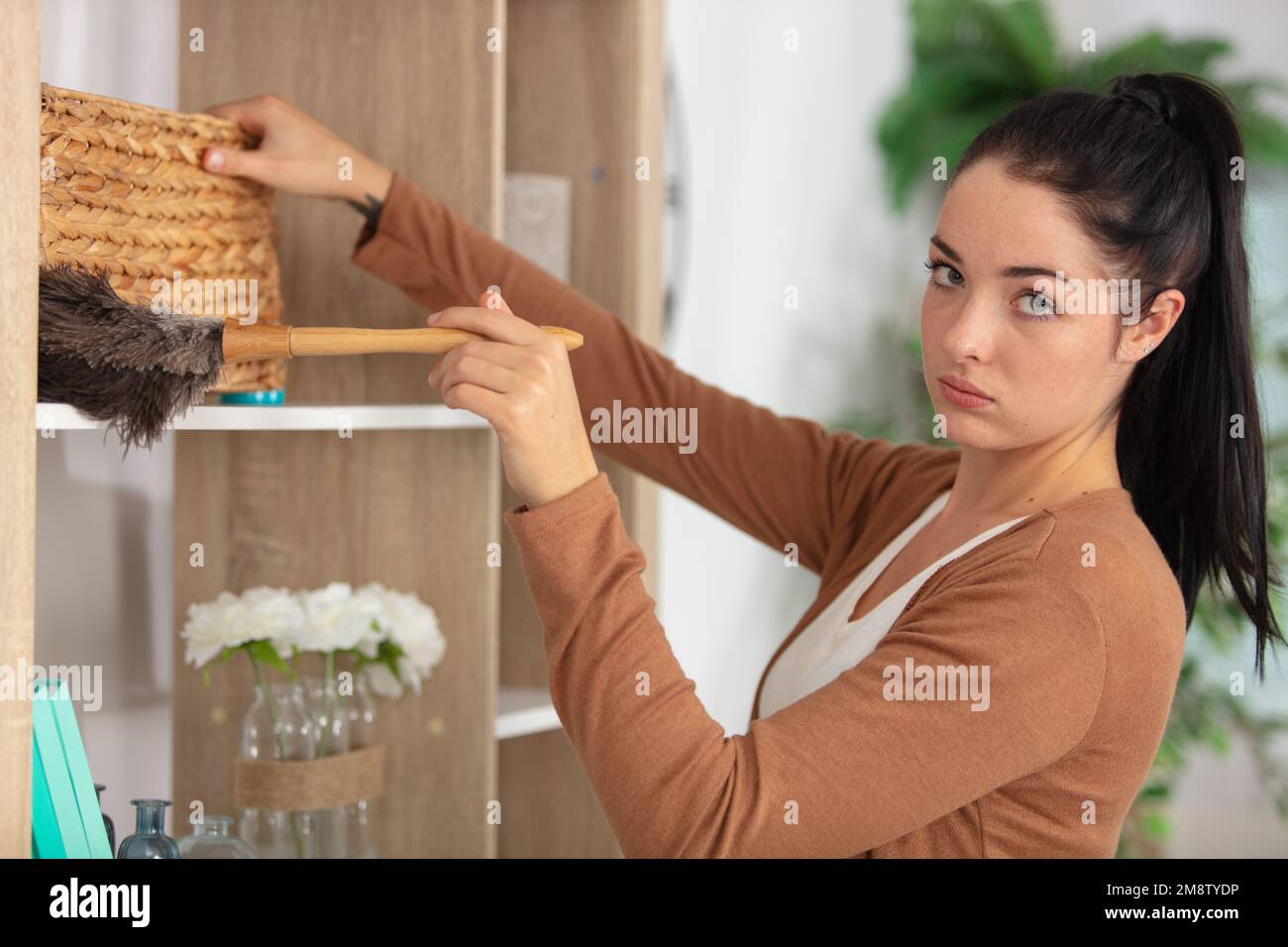 Doing dusting hi-res stock photography and images - Alamy