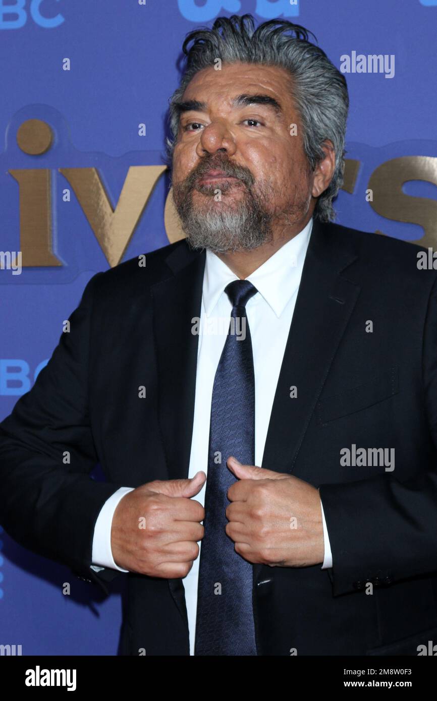 LOS ANGELES - JAN 15: George Lopez at NBCUniversal Press Tour Red ...