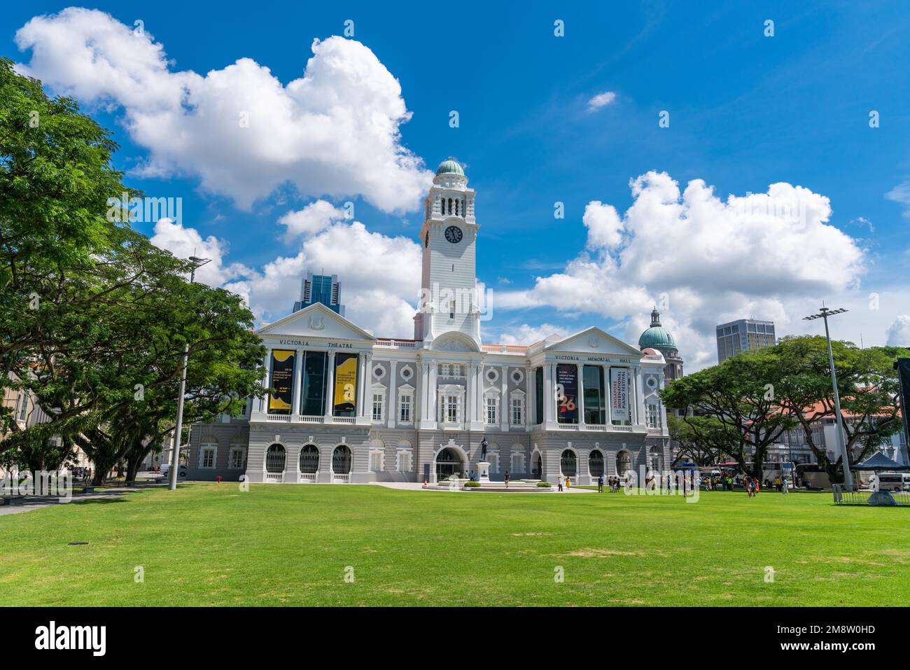 Victoria theatre in Singapore Stock Photo - Alamy