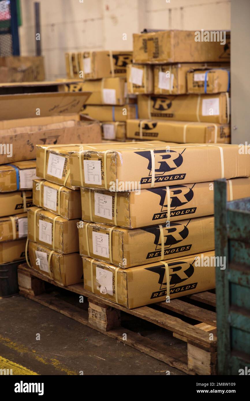 Reynolds steel tubing manufacturing facilities in Birmingham, England ...